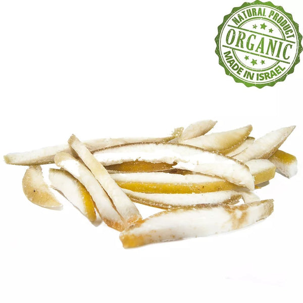 Organic Dried Pomelo Peel Slices - Pure Kosher Natural Israeli Fruit f