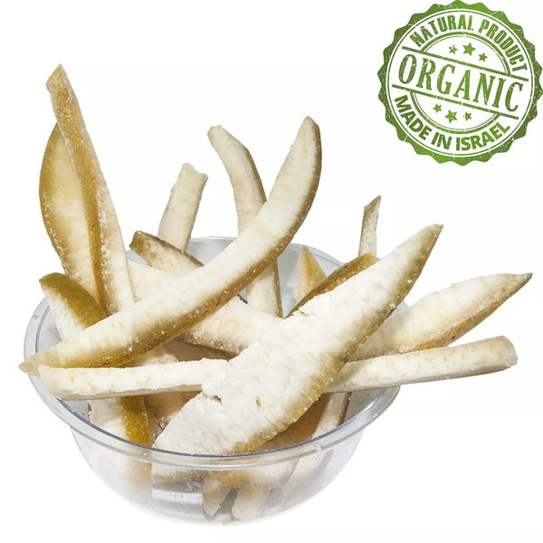 Organic Dried Pomelo Peel Slices - Pure Kosher Natural Israeli Fruit f