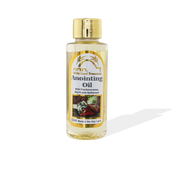 Biblical Anointing Oil with Myrrh & Frankincense | Holy Land Store