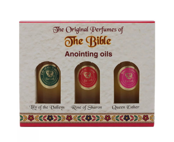 Biblical Fragrant 3pcs 10ml/0.3fl.oz Anointing Oils Authentic Holy