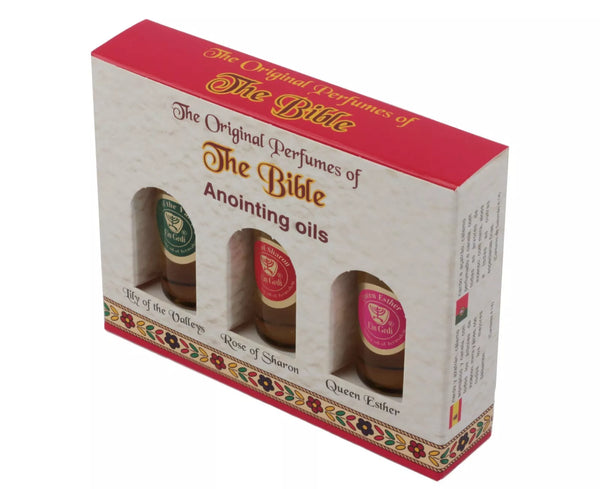 Biblical Fragrant 3pcs 10ml/0.3fl.oz Anointing Oils Authentic Holy