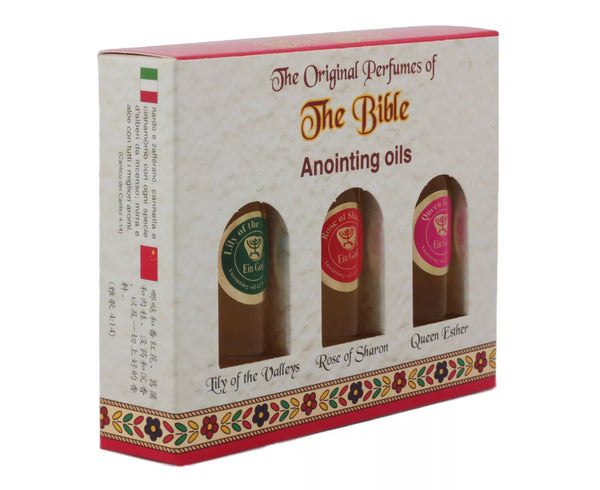 Biblical Fragrant 3pcs 10ml/0.3fl.oz Anointing Oils Authentic Holy