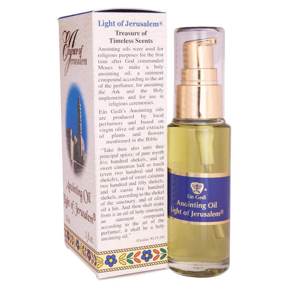 Aromatic Perfume Anointing Oil Light of Jerusalem Spray Eig Gedi 30 ml